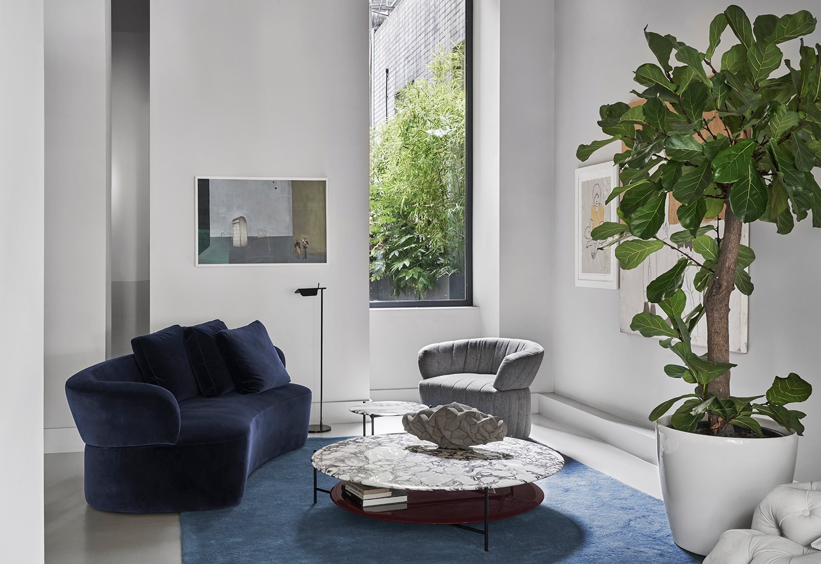 Arteficius | Adrian Round 130R Low Table, Meridiani