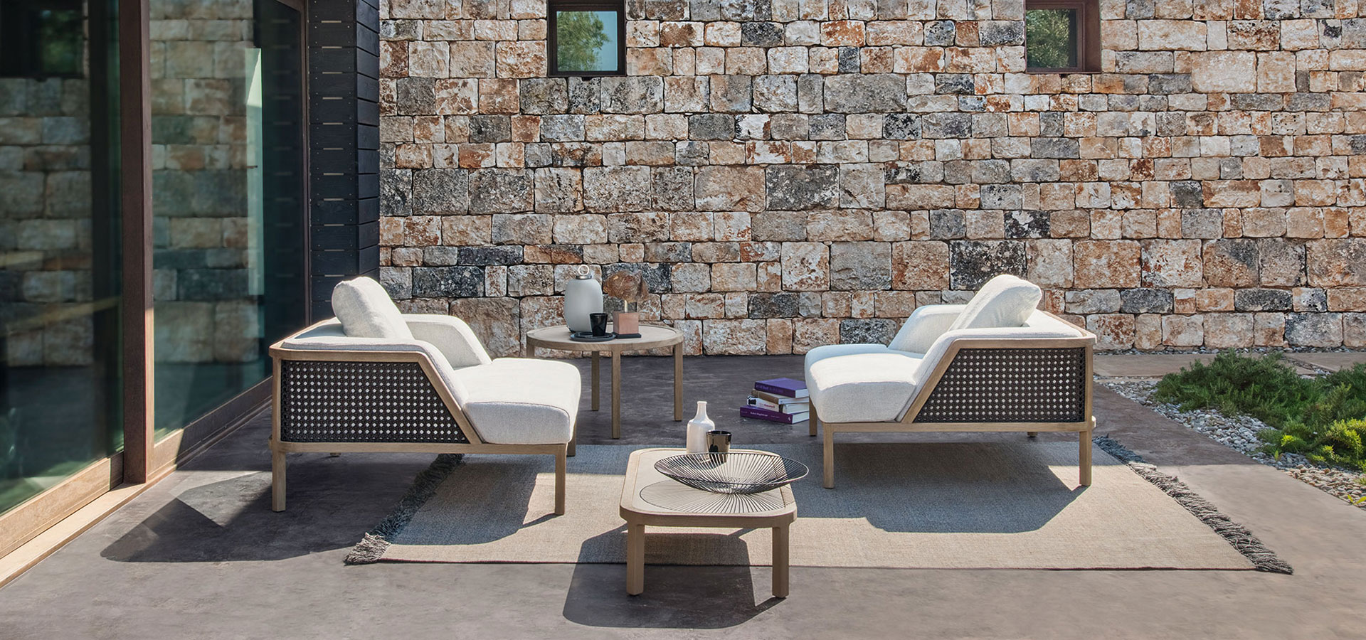 Arteficius | Grand Life Rectangular Coffee Table, Ethimo