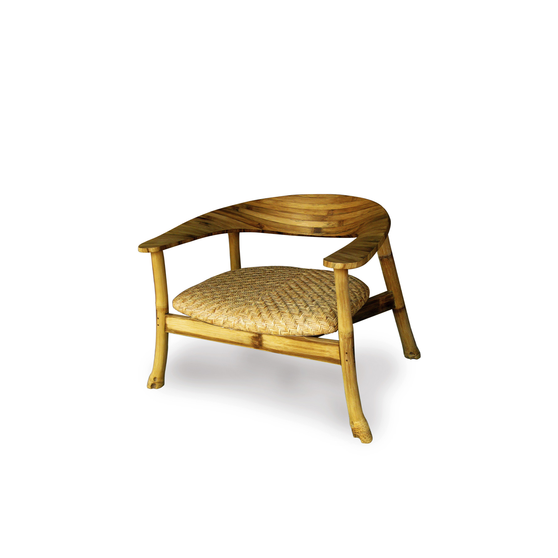 Root Rattan Lounge Chair - Ibuku- Arteficius